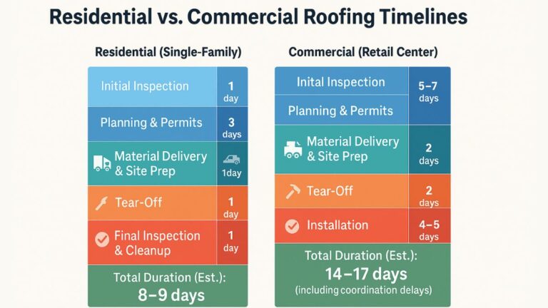 Roof Replacement Timeline: How Long It Takes