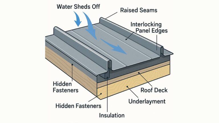 Standing Seam Metal Roof Benefits & Durability