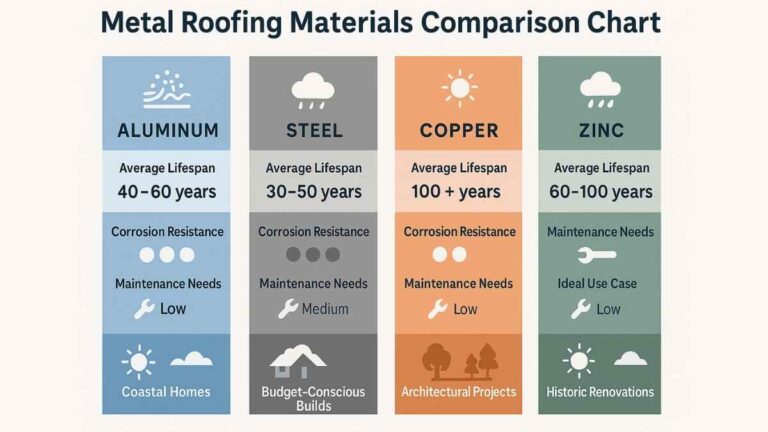 Metal Roof Lifespan by Material | Compare Types & Durability